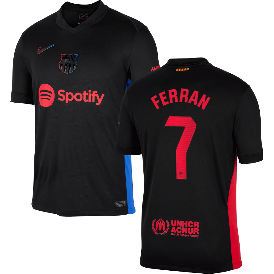 FC Barcelona Ferran Torres 7 Away Shirt 2024-2025