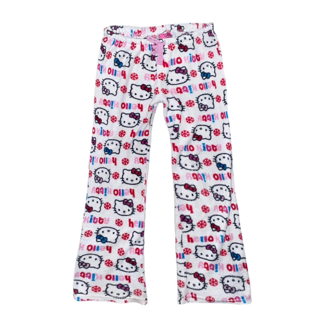 Women s White And Pink Pajama Pants