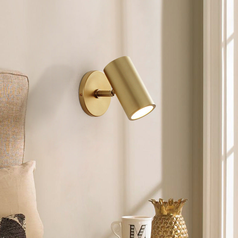 Manufacturer direct selling Nordic bedside creative all copper wall ...