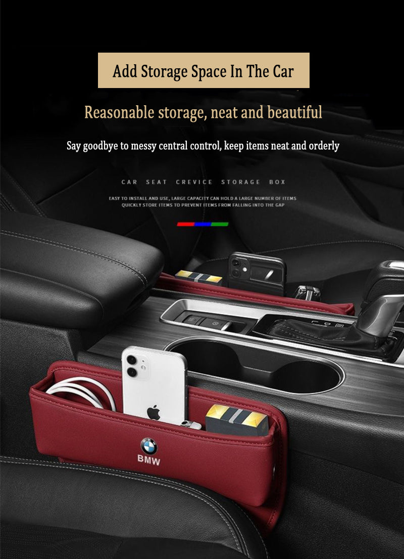 High-end Car Leather Crevice Storage Box
