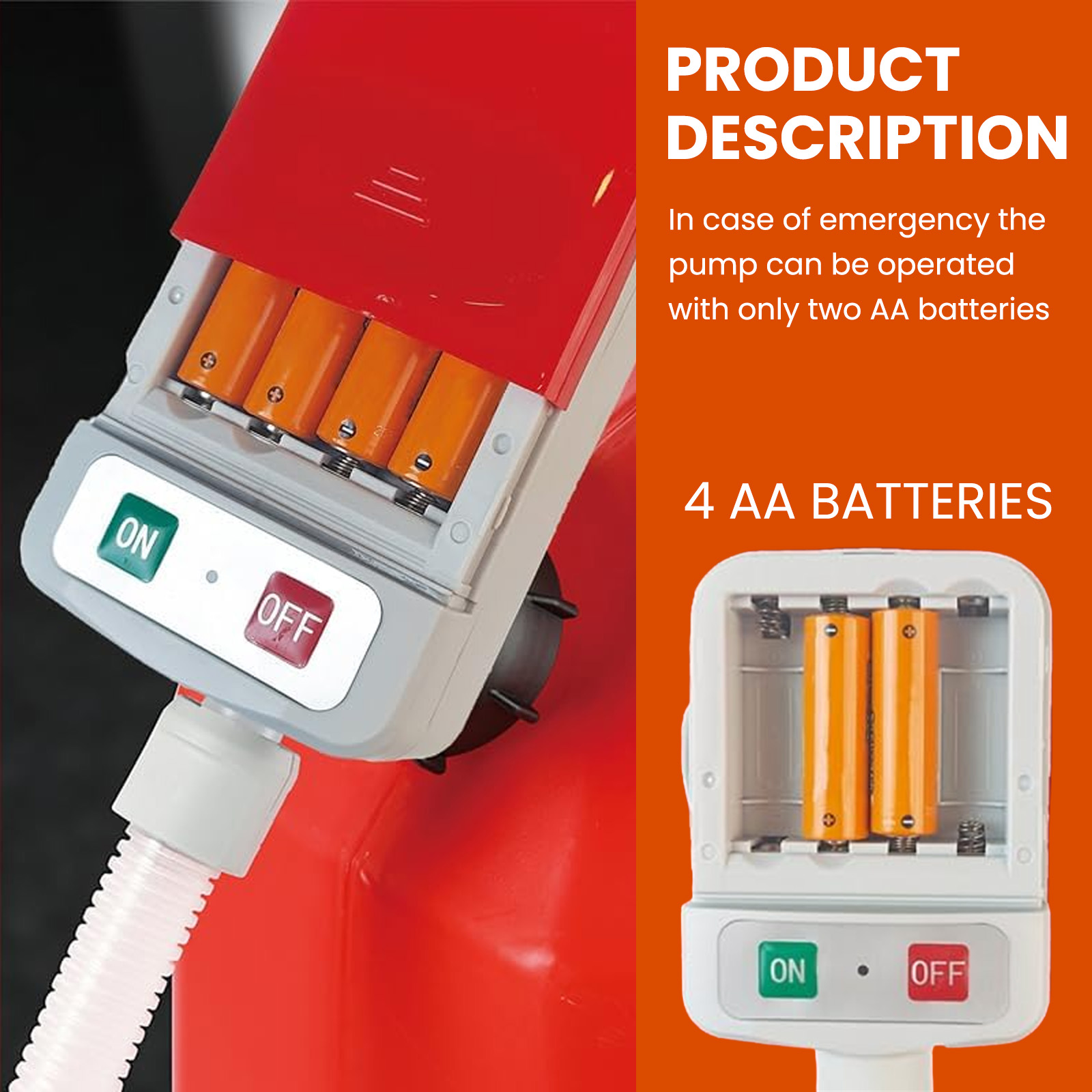 Saker Portable Fuel Transfer Pump