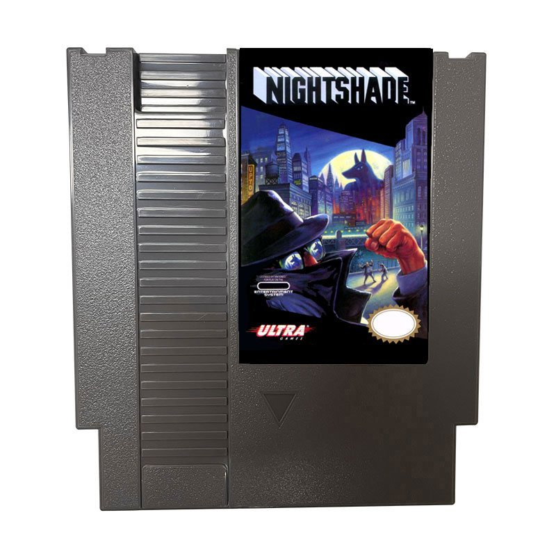 8 Bit NES Game Card - Nightshade - NES Game Cartridge - For NES Console