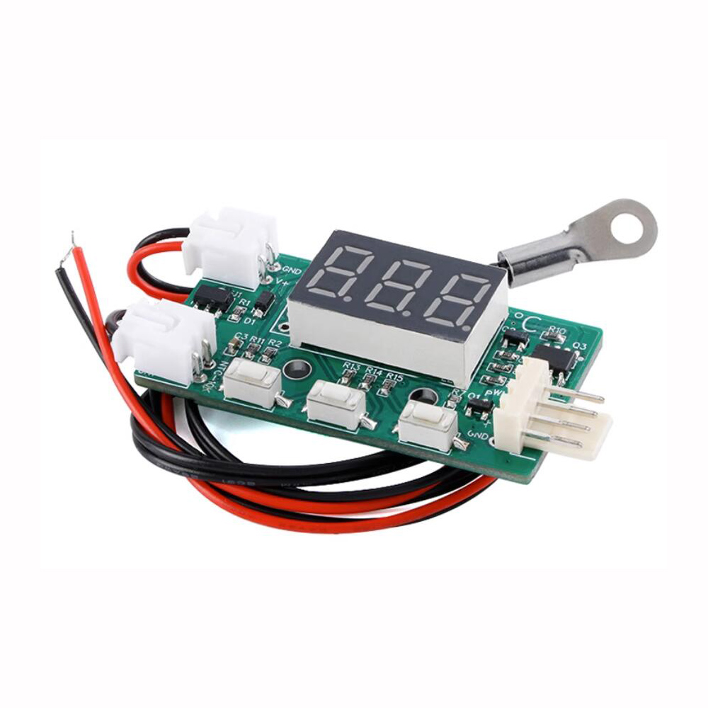 12V Four-Wire PWM Fan Speed Temperature Controller Computer PC CPU Fan ...