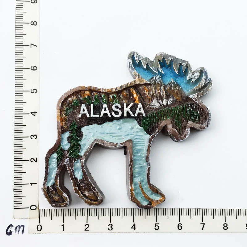 Nigikala Alaska Bear Kawaii Fridge Magnets Tourism Souvenir British ...