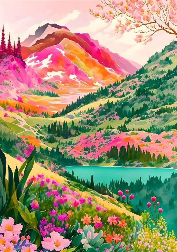 DIY Painting By Numbers | Landscape - 40*60cm