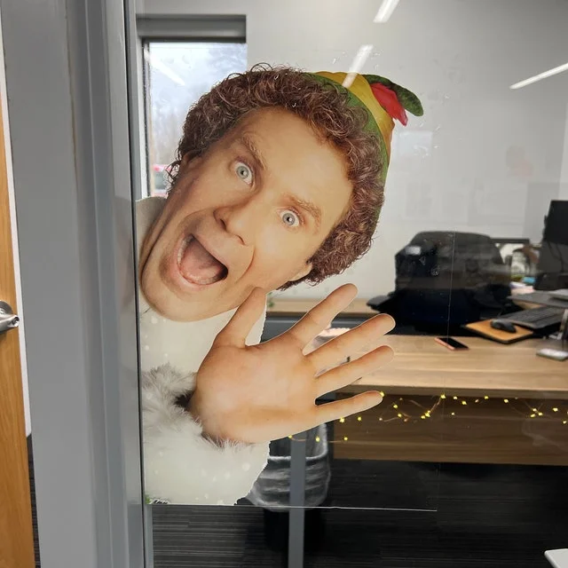 Buddy the Elf Christmas Window Cling Sticker