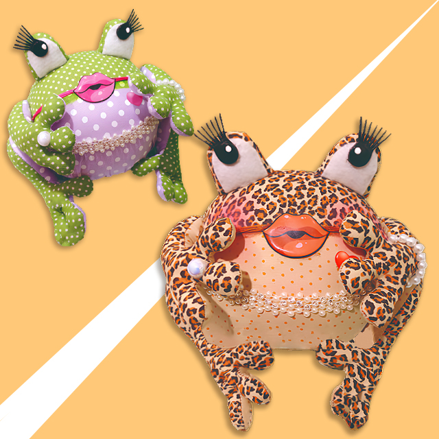 Cute Bean Bag Frog—Full Set Of Templates + Detailed Instructions