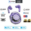 Amgras Future Ⅷ Ultra Transparent Earphone Bluetooth Earbud Gaming LED ...
