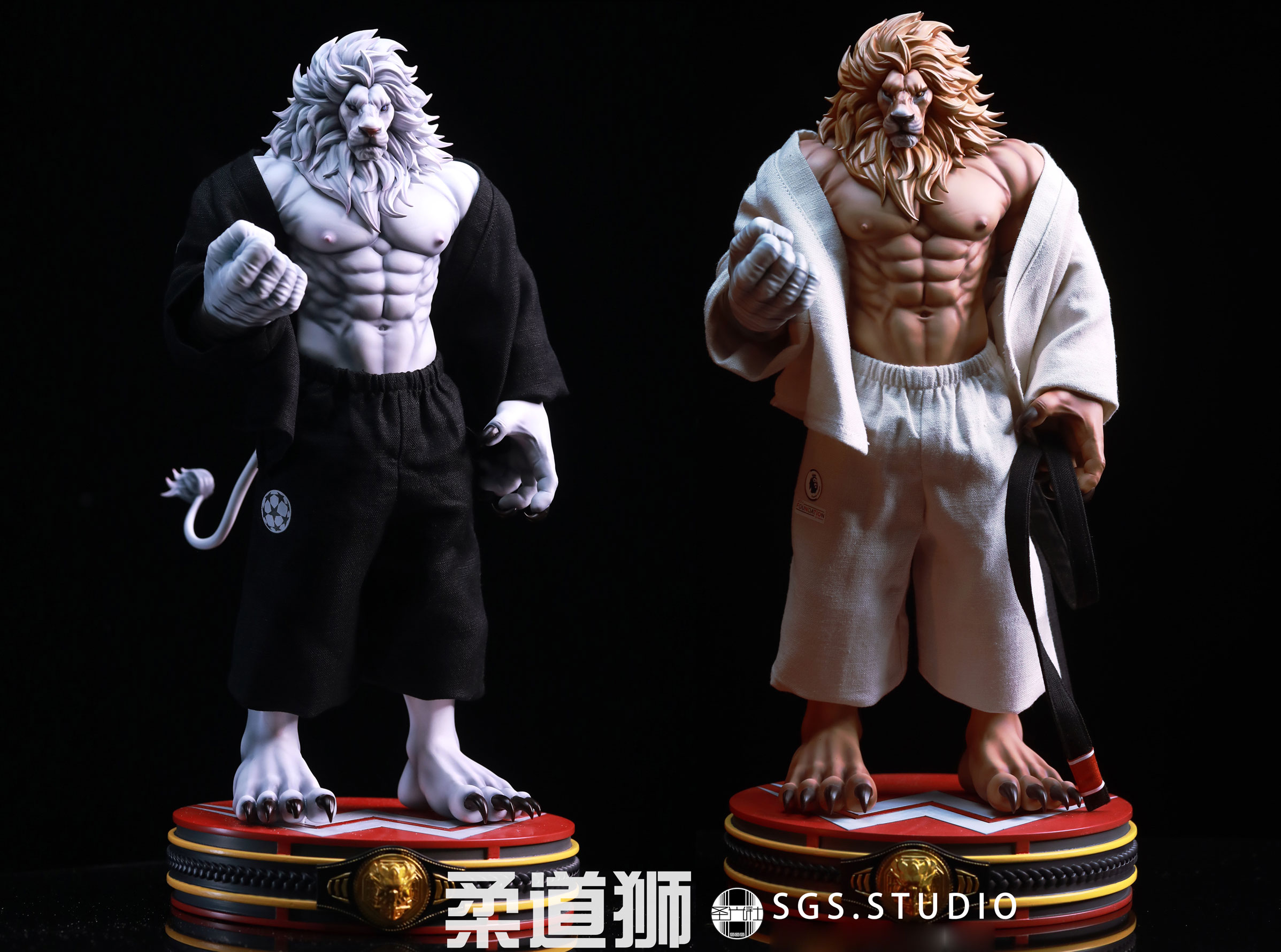 Judo Lion - Original Design Resin Statue - SGS Studio