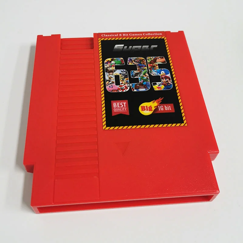 Super 635 in 1 Classic Collection NES Cartridge Multicart For Nintendo ...
