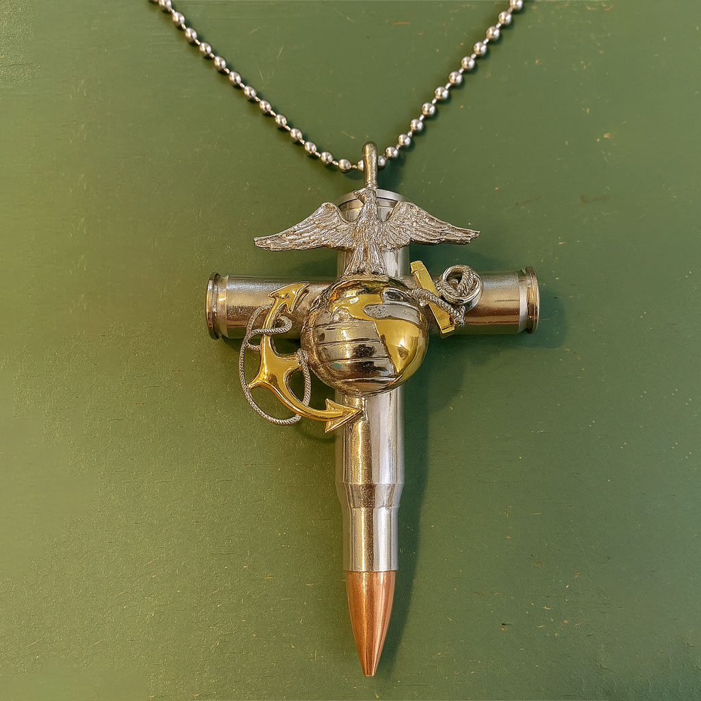 USMC Cross Pendant