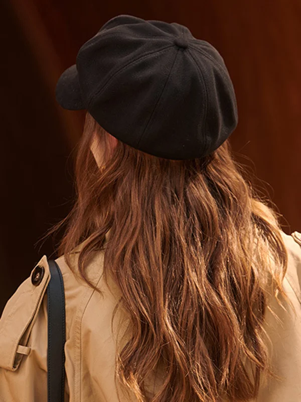 Simple 4 Colors Beret Hat
