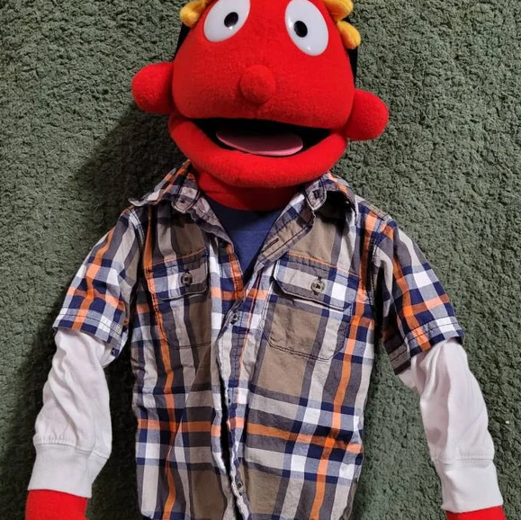 Hand Puppet Sewing Template with Instruction