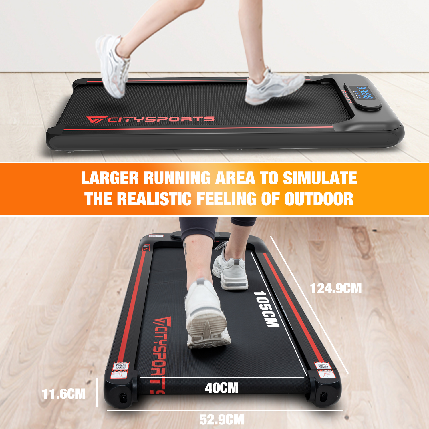 CITYSPORTS Treadmill WP8,CS-WP8