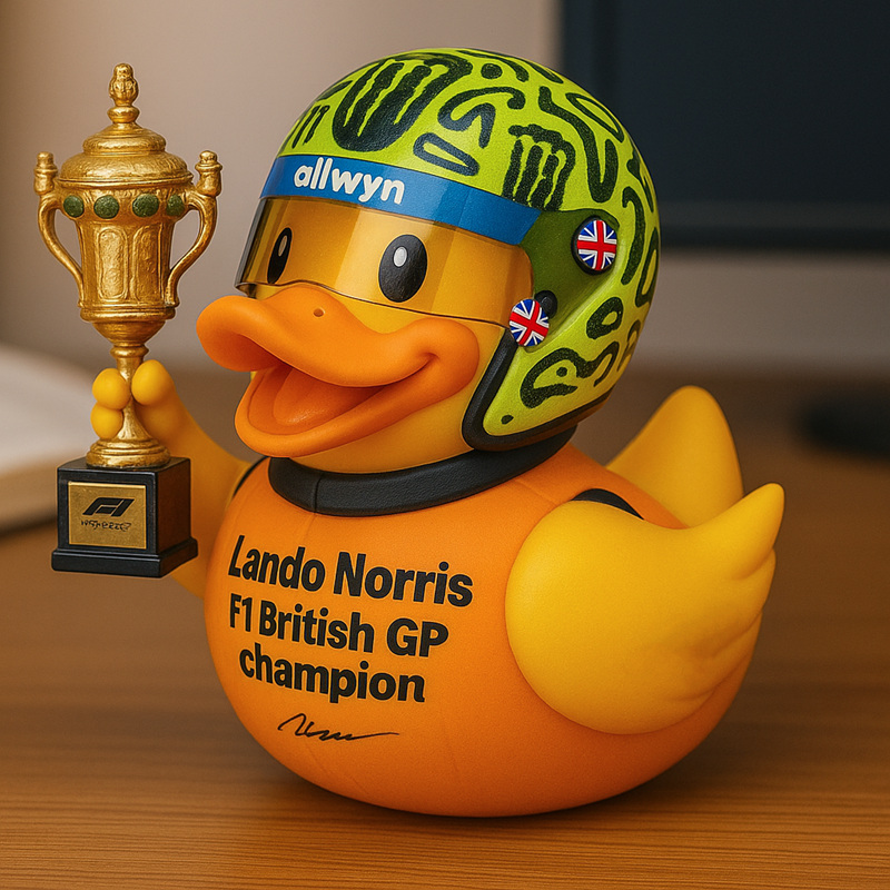 Lando Norris F1 British Grand Prix Duck