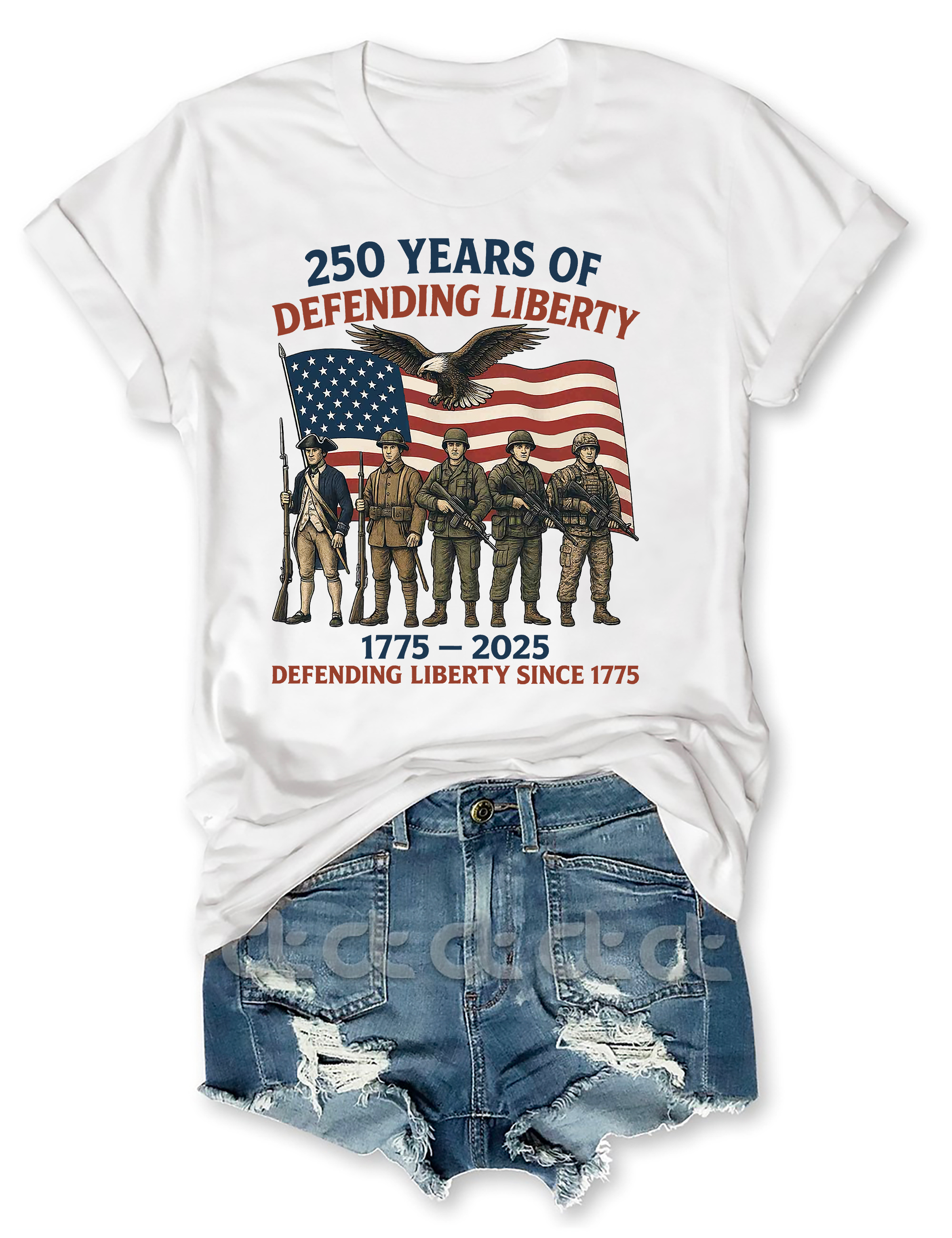 250 Years Of Defending Liberty Since 1775 T-Shirt