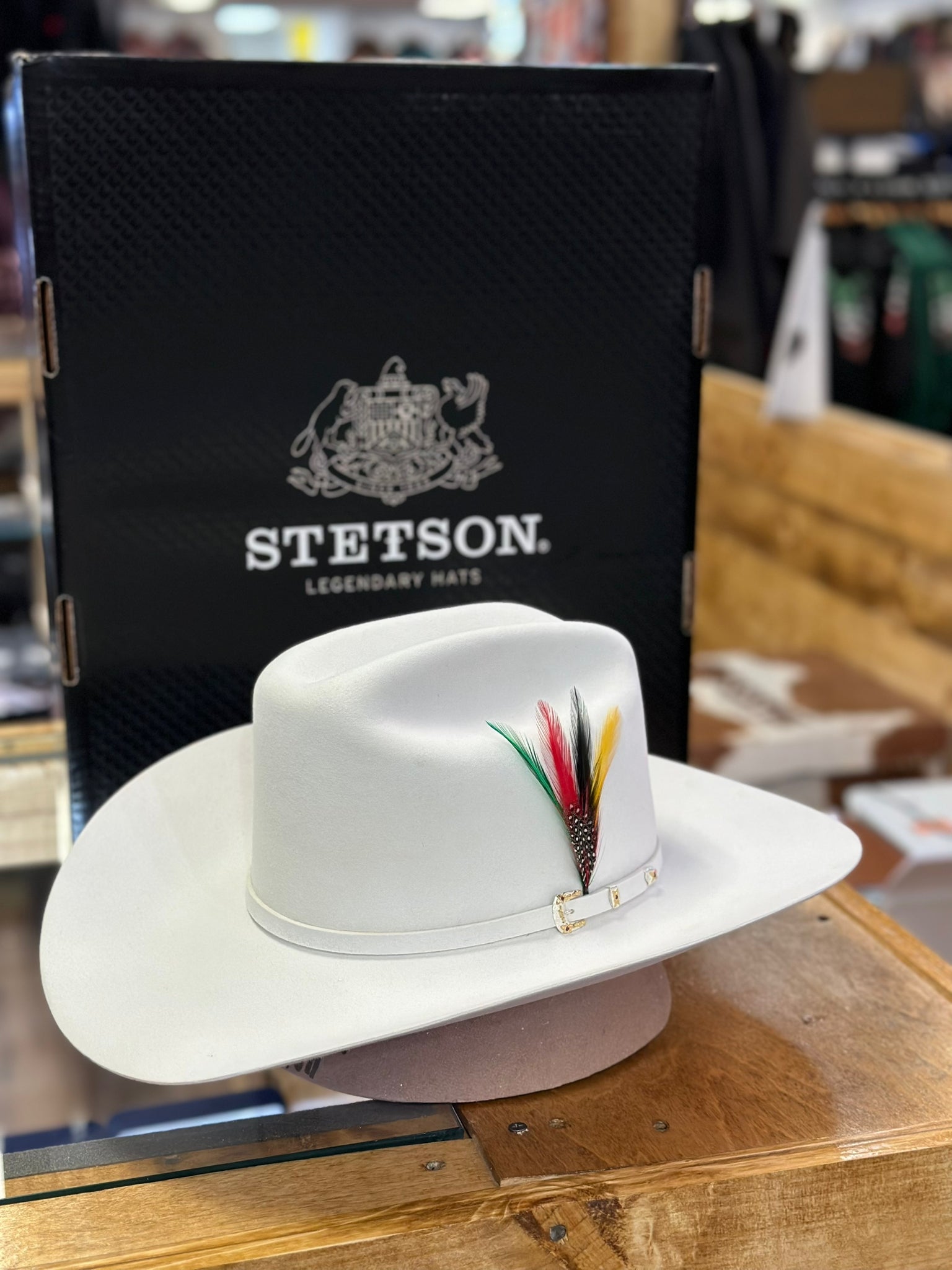 STETSON COWBOY HAT EL PATRON 30X WHITE