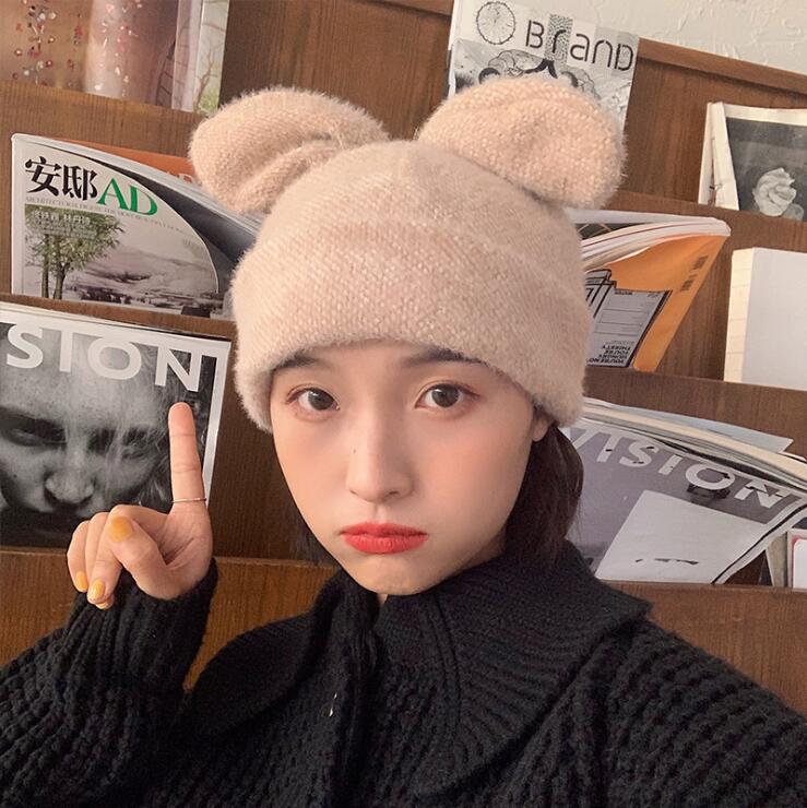 JAPANESE RABBIT EAR KNIT HAT