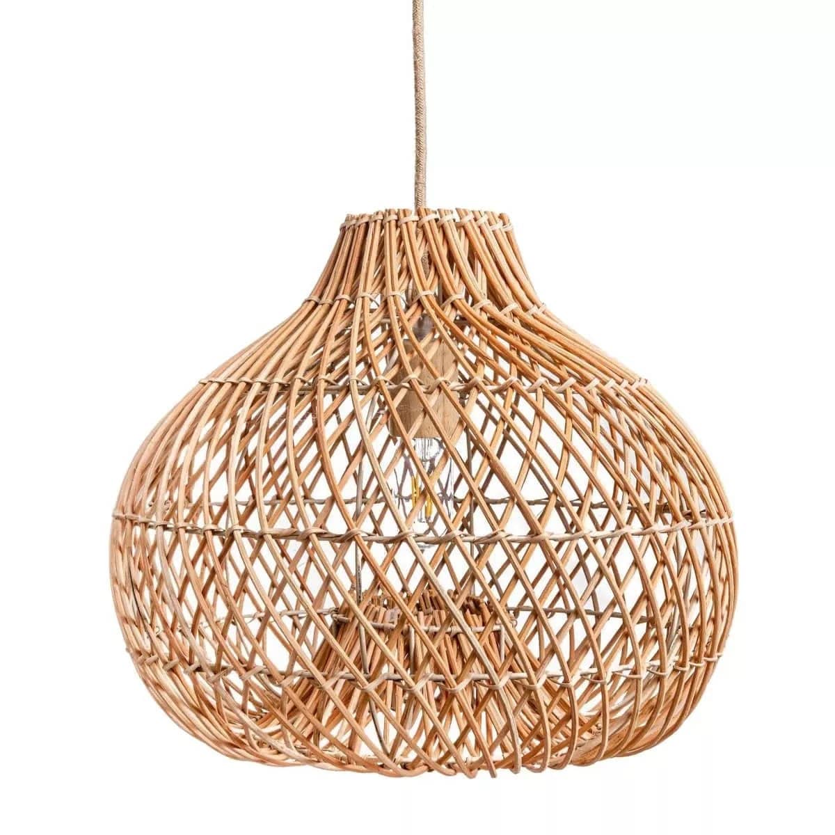 Handcrafted Rattan Pendant Light - Elevate Any Room's Ambiance