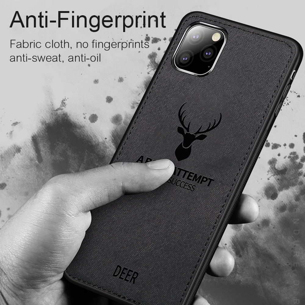 Silicone fabric shockproof Elk phone case