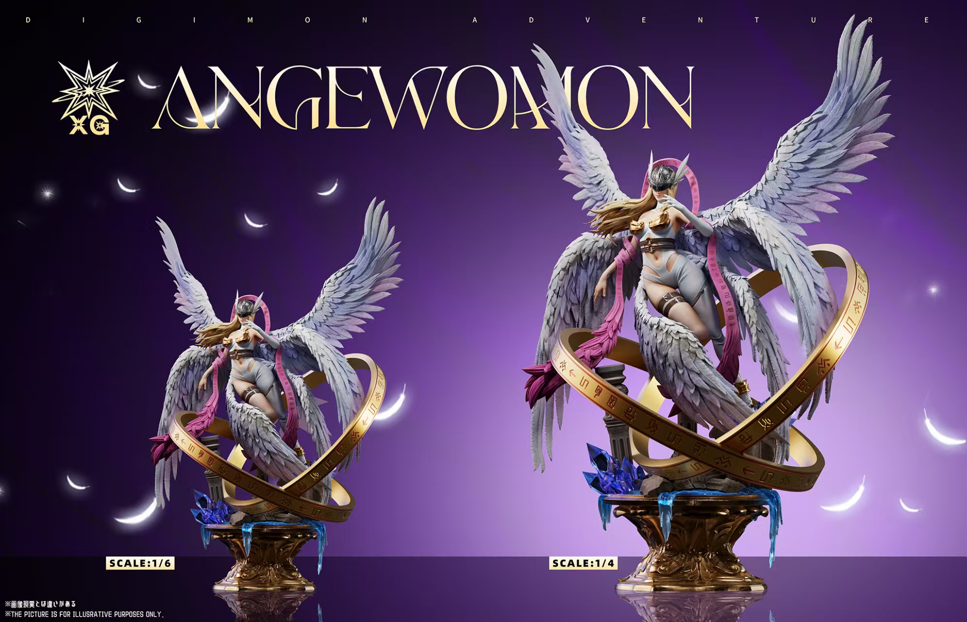 Pre-Order Angewomon XGS Studio Digimon Anime Figure Resin Statue