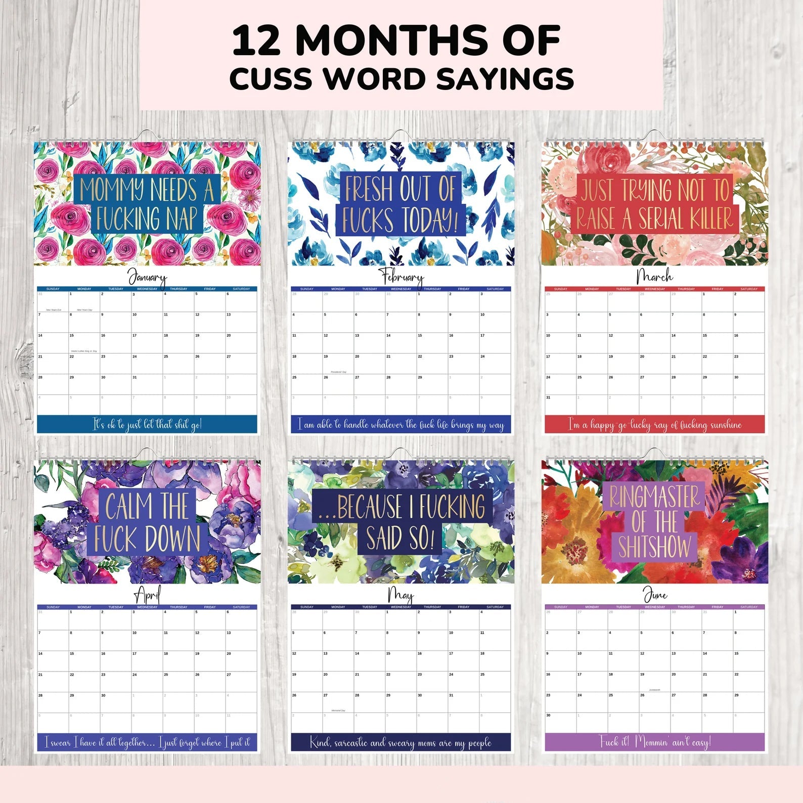 2024 Sweary Mom Calendar