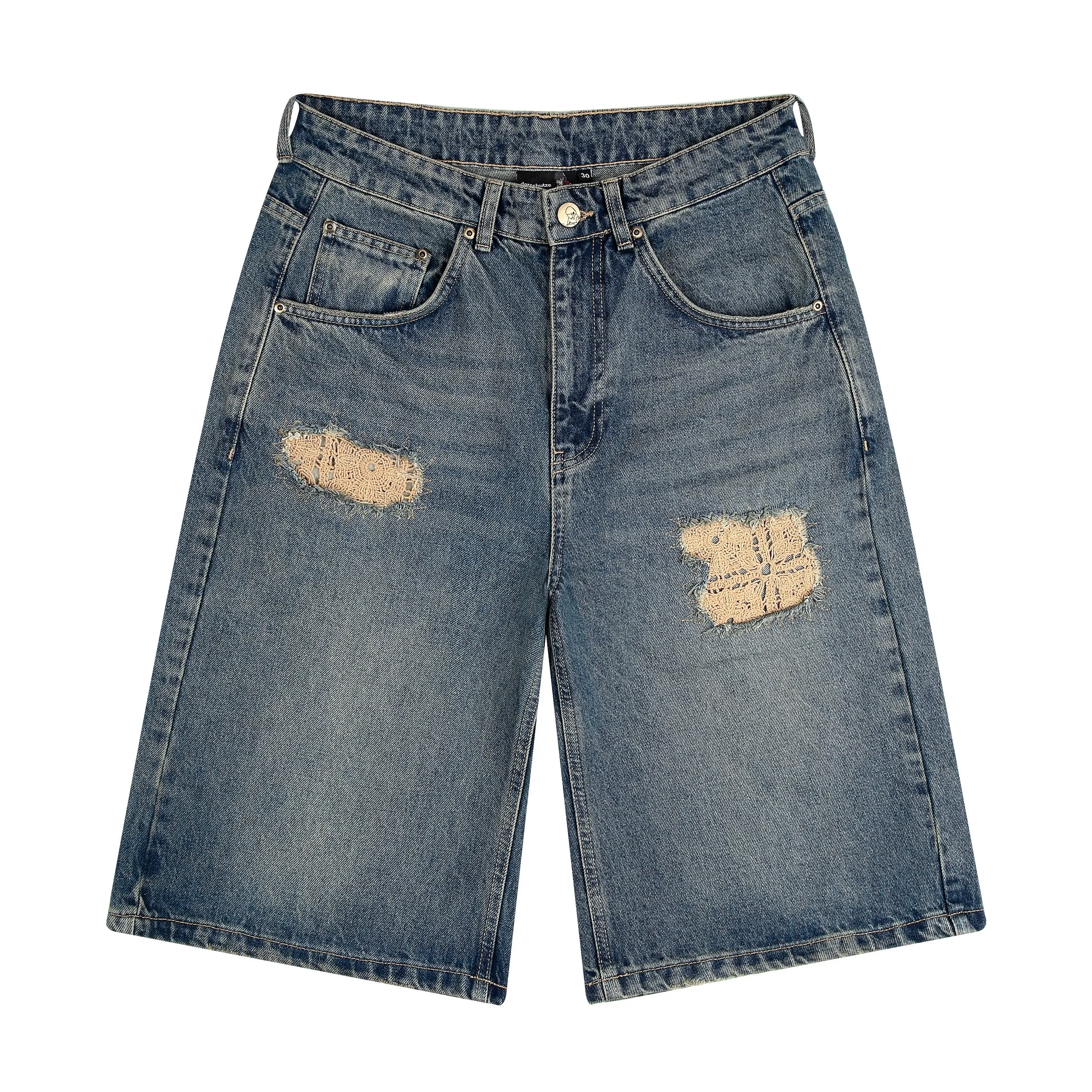 lotus Jorts indigo