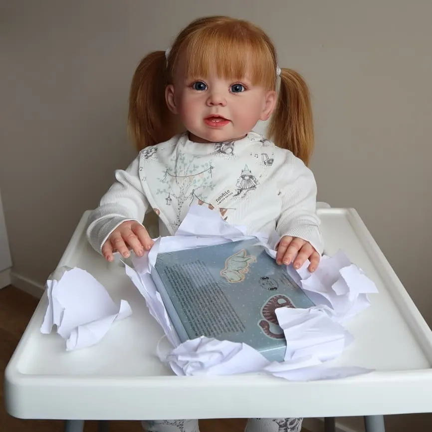 [Heartbeat & Sound]20'' Lifelike Awake Rebecca Realistic Vinyl Reborn ...