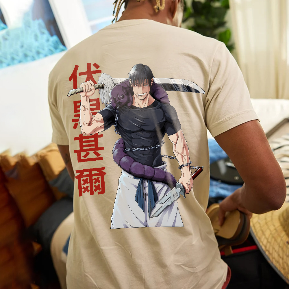 Oversized Unisex Anime Fushiguro Megum Print Hoodie