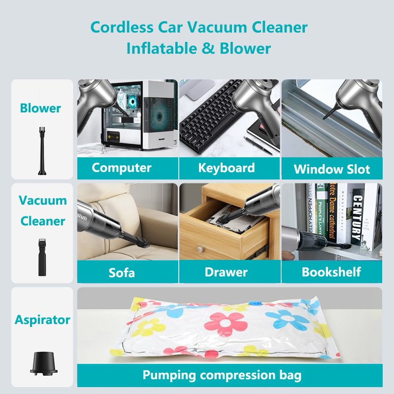 Saker Mini Handheld Cordless Vacuum Cleaner