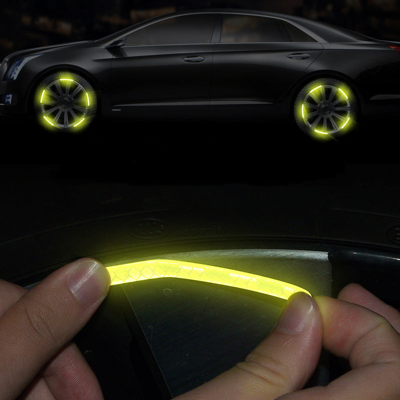 Tire Reflective Warning Stickers 20 Pcs