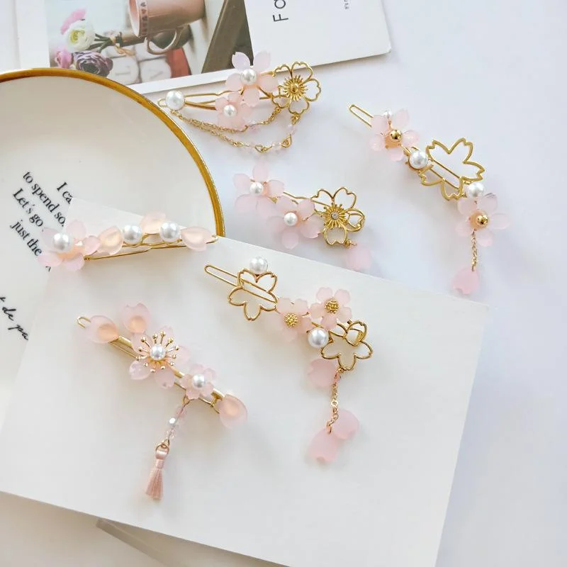 Japanese Sakura Hair Clips