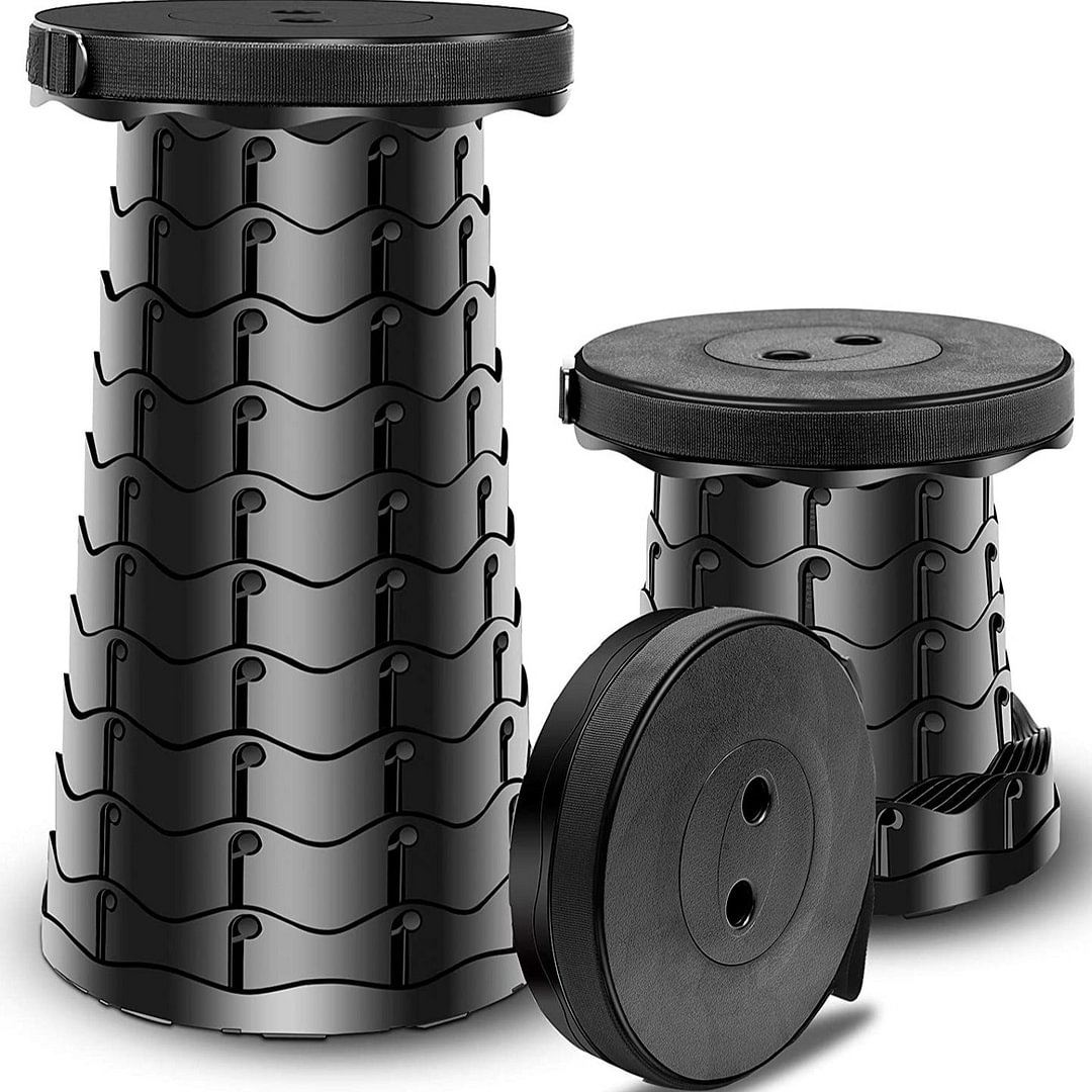 Upgraded Folding Stool Lightweight Yet More Sturdy with Load Capacity ...