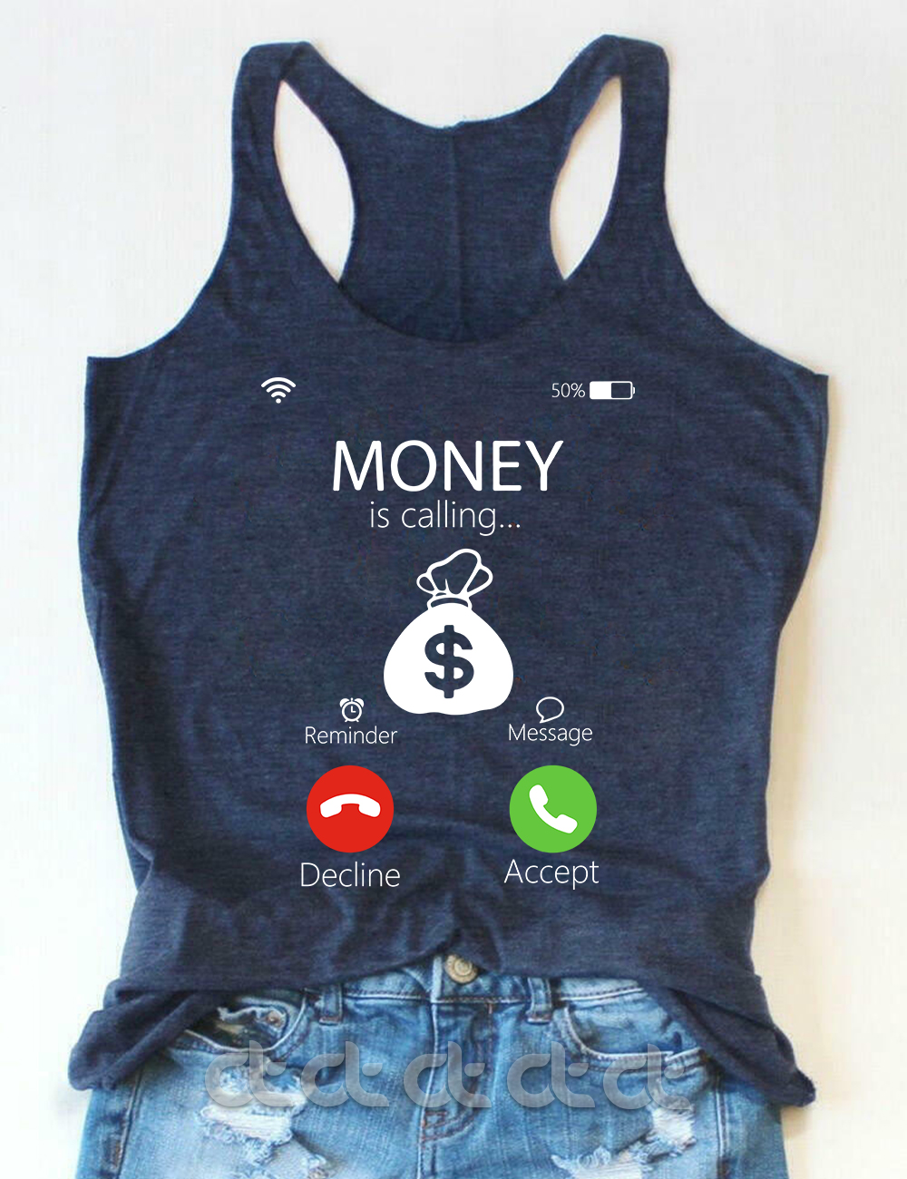 Incoming Call Money Tank