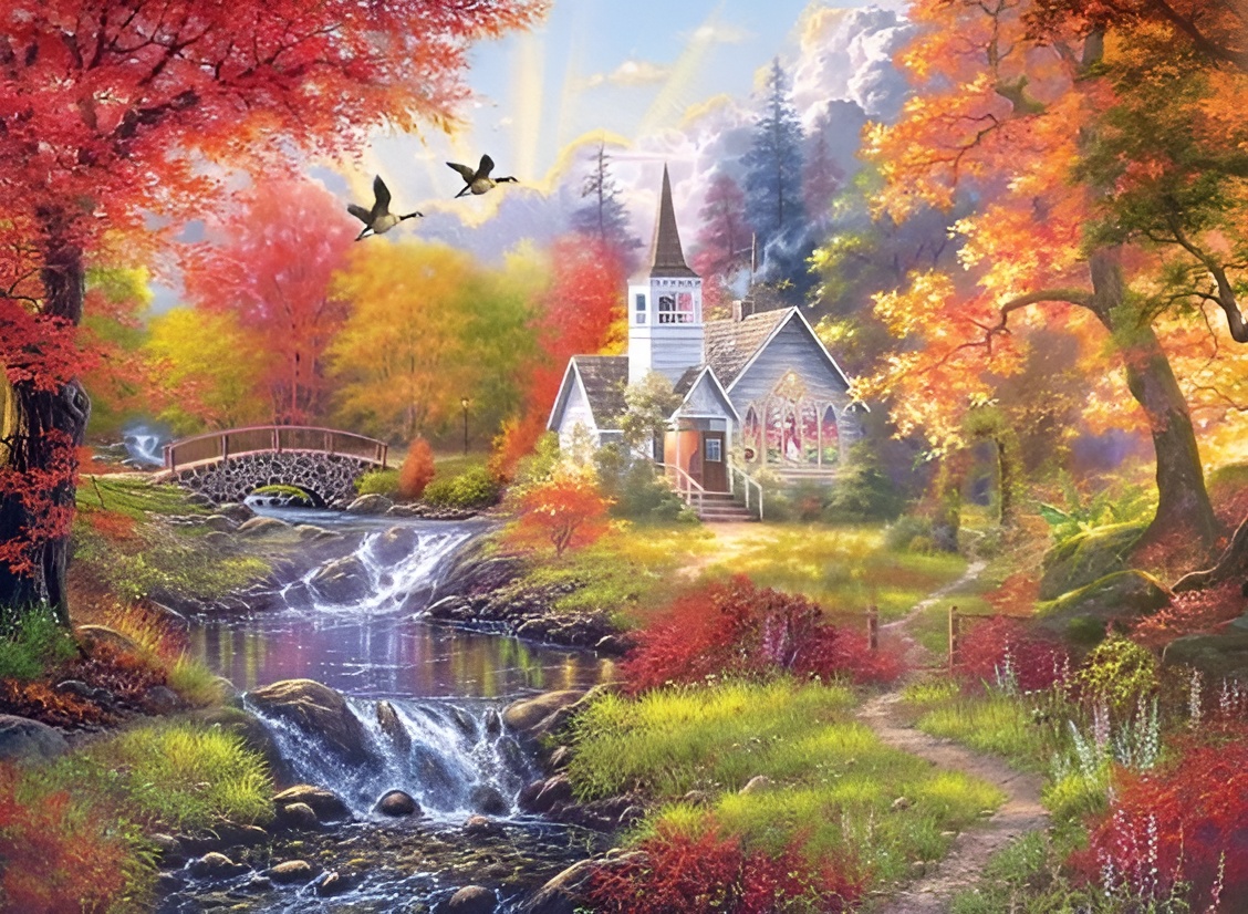 DIY Painting By Numbers | Landscape - 40*60cm