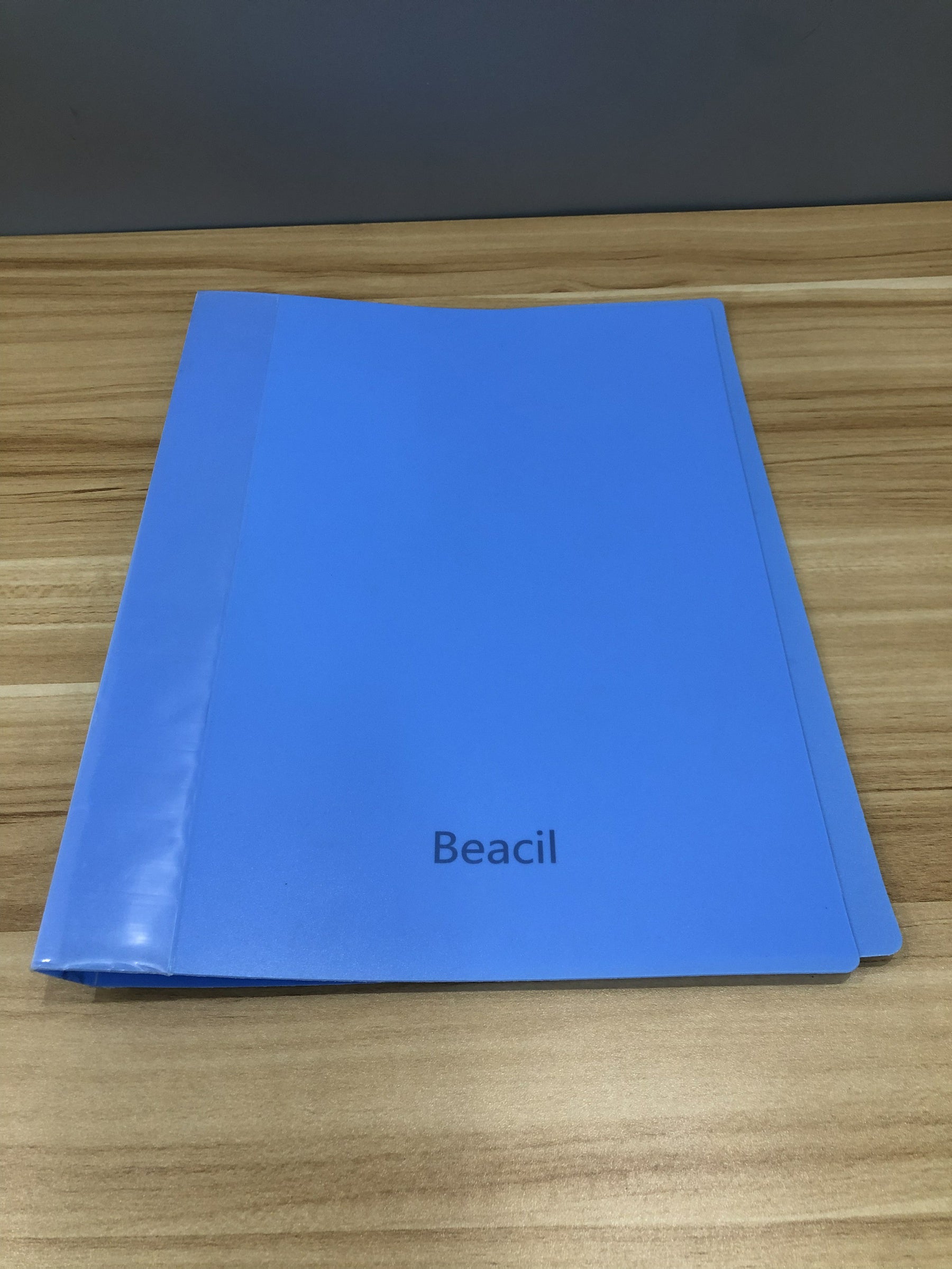 Beacil Plastic File Folders, Heavy Duty Poly Folders, Letter Size