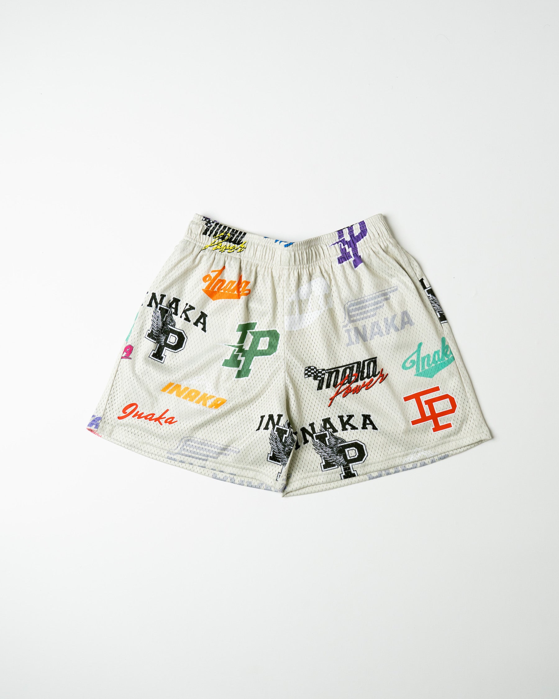 Sticker Shorts - Multi/Cream