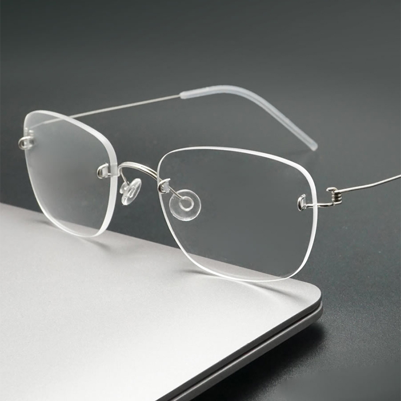 Denmark Screwless Square Glasses Frame Men Women Retro Light Weight ...