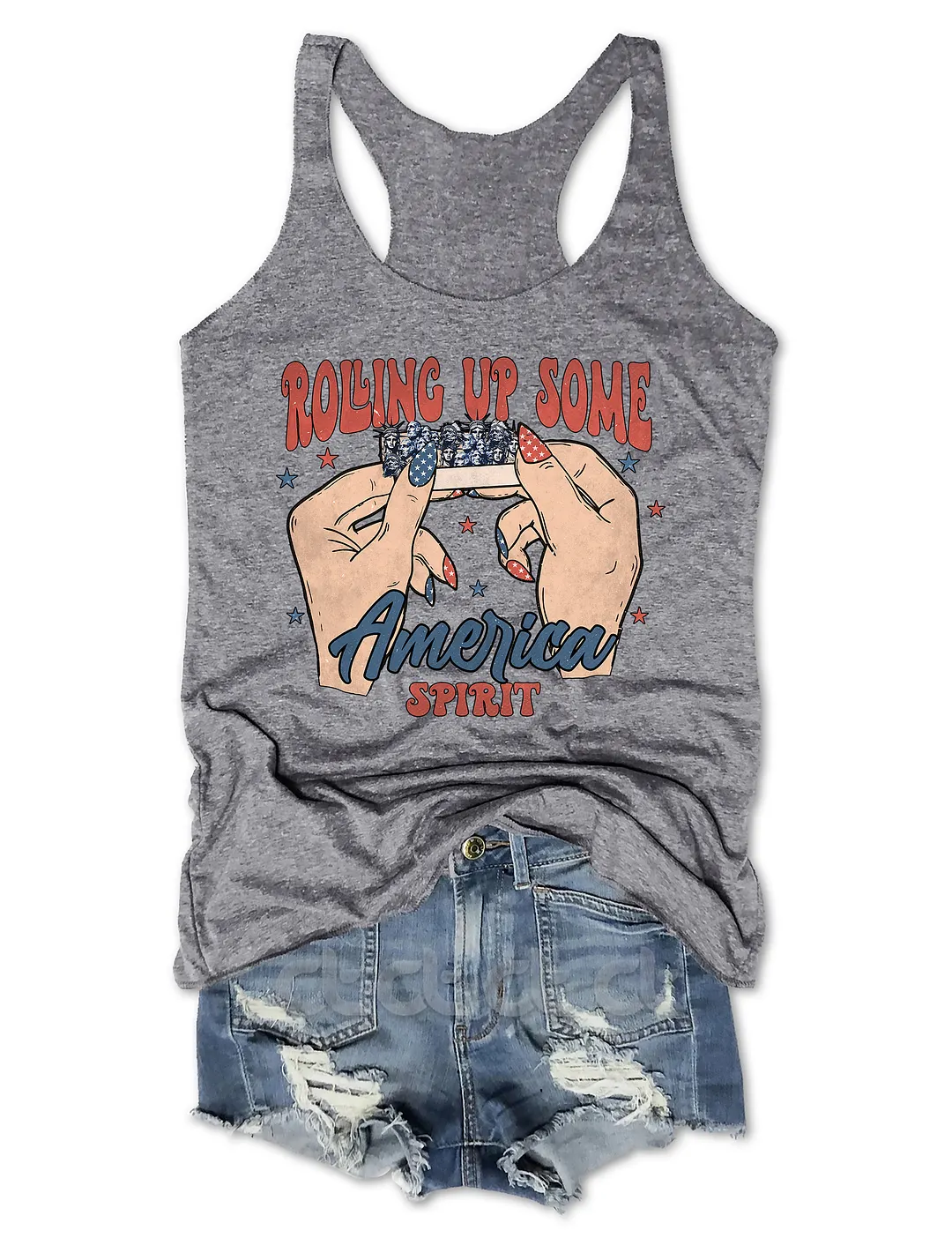 Rolling Up Some America Spirit Tank