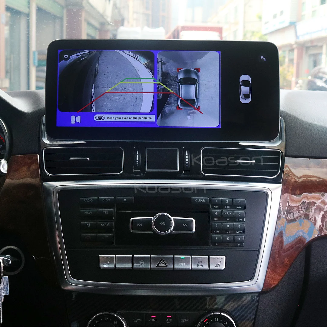 Koason Android Display CarPlay GPS Navigation Car Multimedia Player for Mercedes Benz ML W166 ...