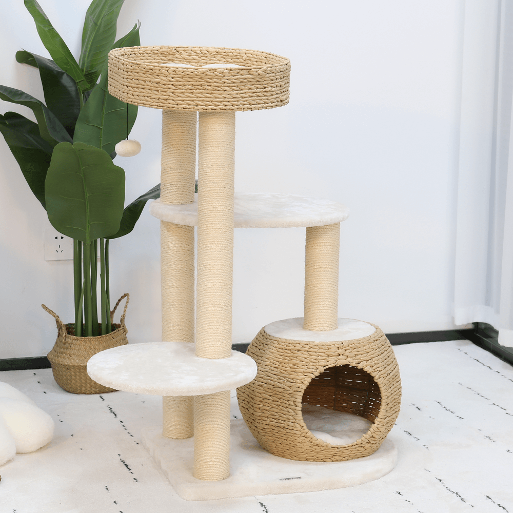 Hand-Woven Cat Trees: Artisan Condos for Your Feline Friend | Unique ...
