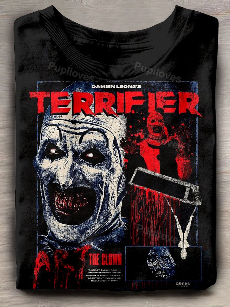 Terrifier Fierce Ghost Face T-shirt