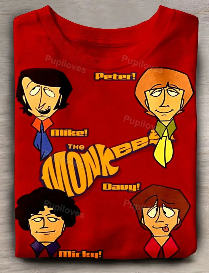 The Monkees Band Character T-shirt