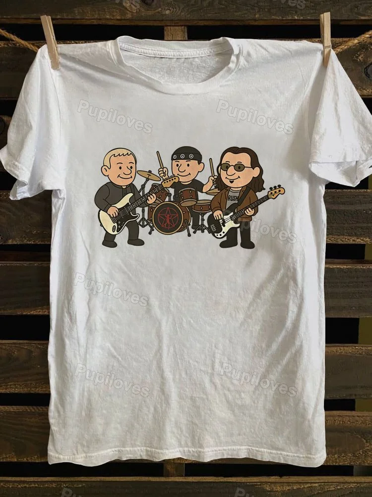 Rush and Charlie Brown Inspired Band T-shirt