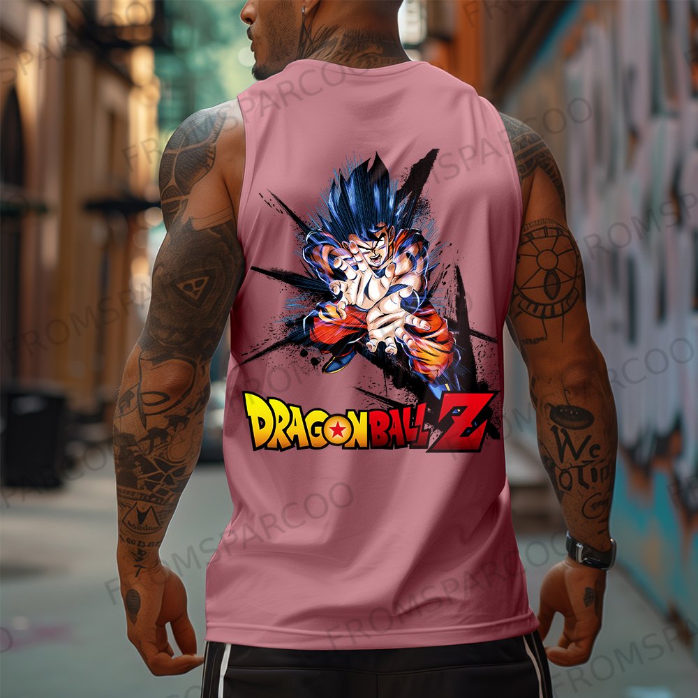 FROMSPARCOO Unisex Oversized DB Anime Tank Top
