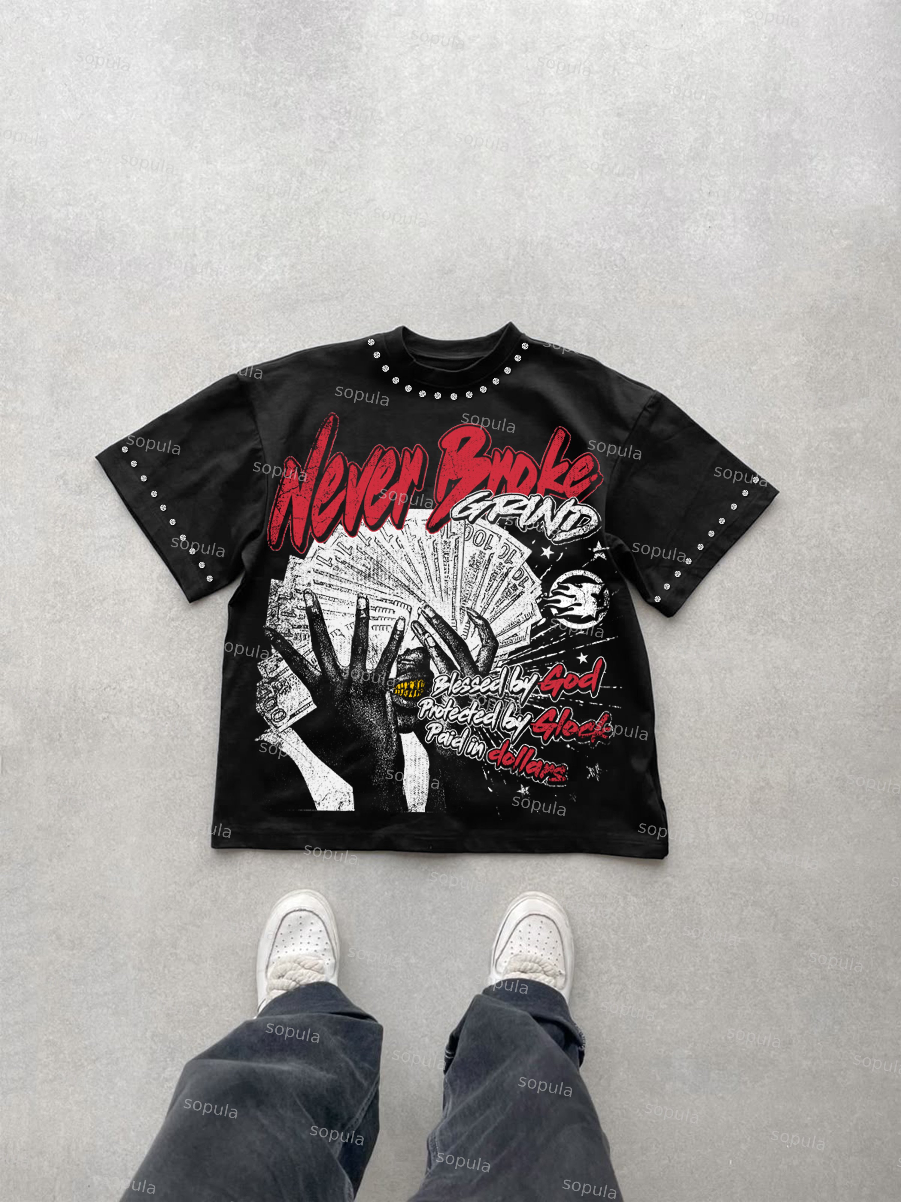 Rhinestone Tees - Sopula｜Premium Graphic Tees & Streetwear
