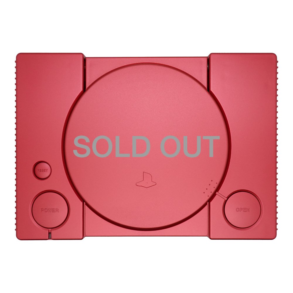 PS1 Replacement Shell - Metallic Red Bake Painting