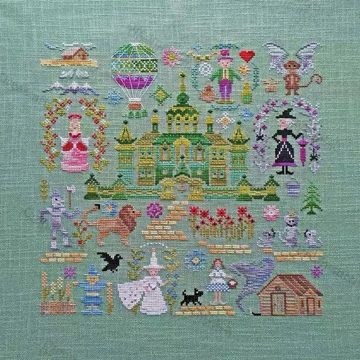 [PDF Manual]Cross Stitch Drawings PDF Redesign XSD SAGA Green Castle