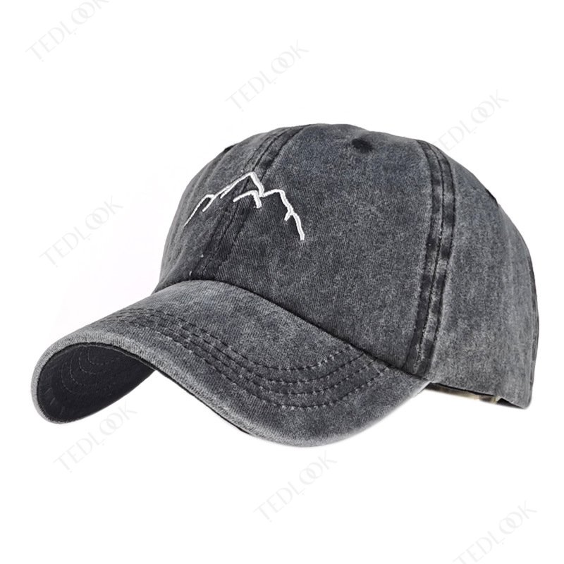 Mountain Embroidery Baseball Cap