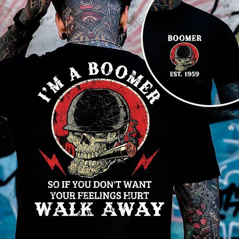 Custom Year Double-side Generation Boomer Humor Alert Dont Get Offended ...